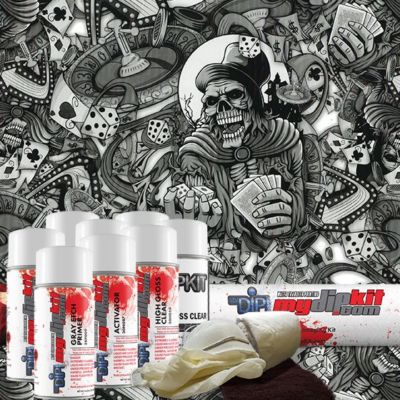 Hydro Dipping Water Transfer printing Hydrographic Dip Kit High Roller ...