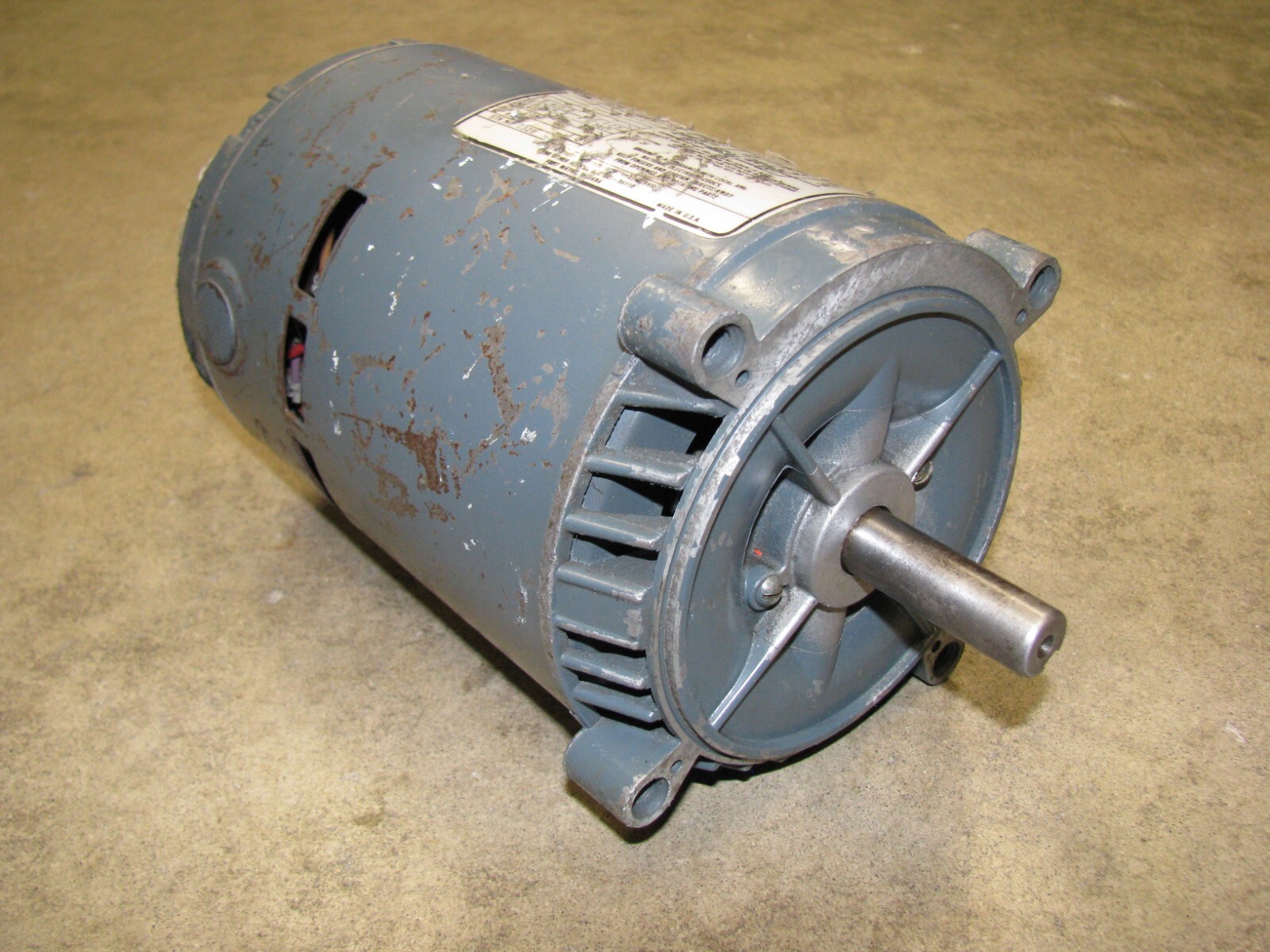 GE Electric Motor 5KC37FN71X 1/3hp 3450rpm 115/230v 1phase | eBay