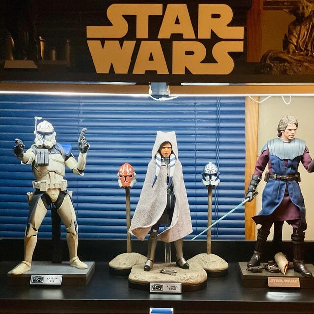 1/6 Scale Action Figure Display Stand Terrifier Art The Clown and Pale ...