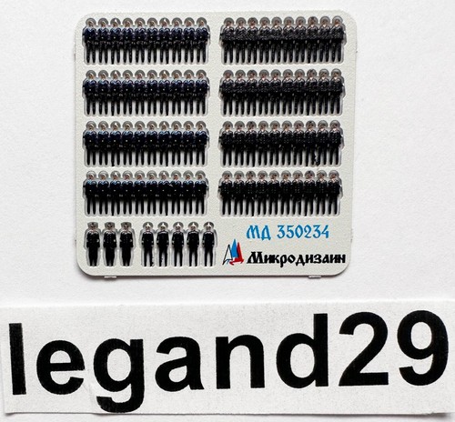 Microdesign 350234 PE 3D Figures Sailors & Officers in Rank, Red Army ...