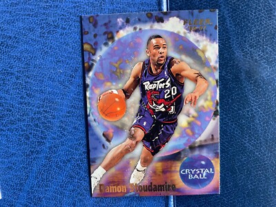 FLEER 96/97 BASKETBALL NBA CRYSTAL BALL TORONTO STOUDAMIRE 308 MINT | eBay