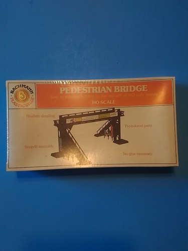 ho scale Bachmann Plasticville pedestrian bridge kit #2672 | eBay
