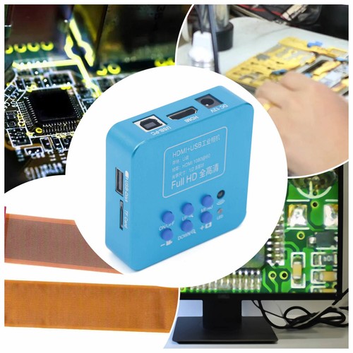 New HD 1080p HDMI Industrial Digital Video Microscope Camera C Mount ...