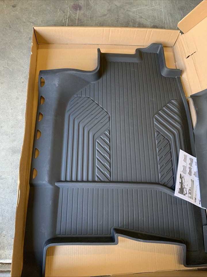 2019-2024 Silverado Sierra Crew Cab Rear Floor Liners 84348198 | eBay