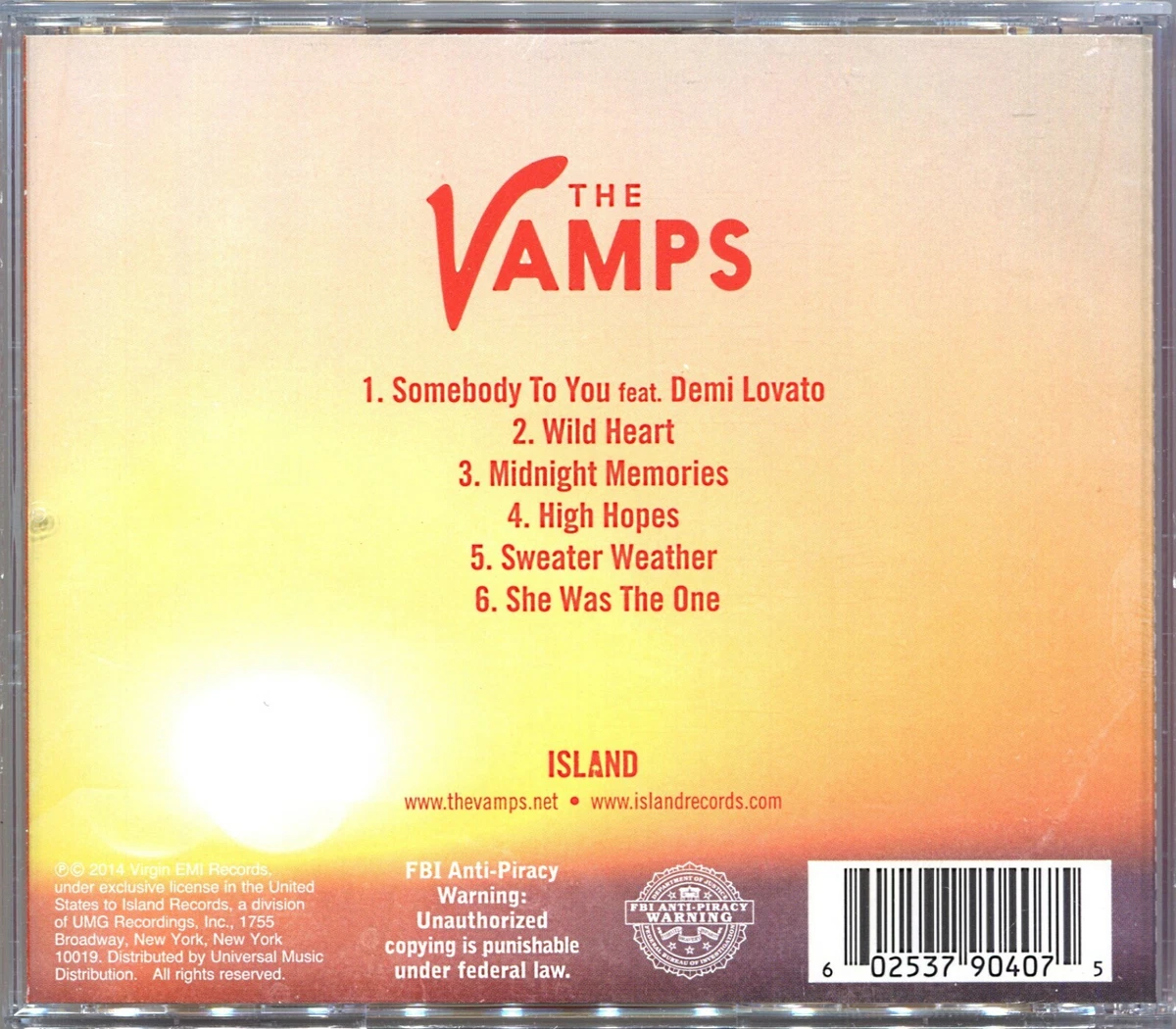 The Vamps Album Cover