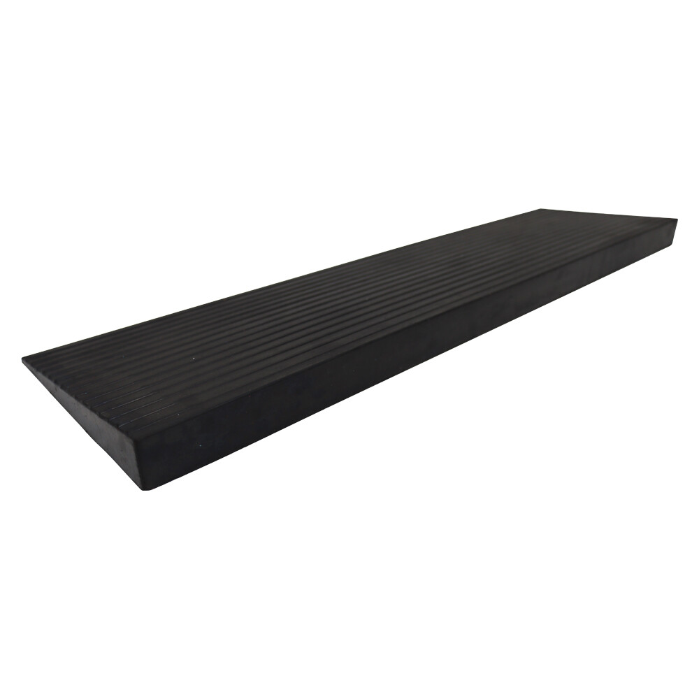 Non-Slip Solid Rubber Threshold Ramp cuttable Black Engineering Equipment | eBay
