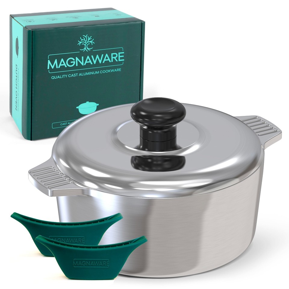 MAGNAWARE Quality Cast Aluminum Dutch Oven - 3QT *Like MAGNALITE* | eBay