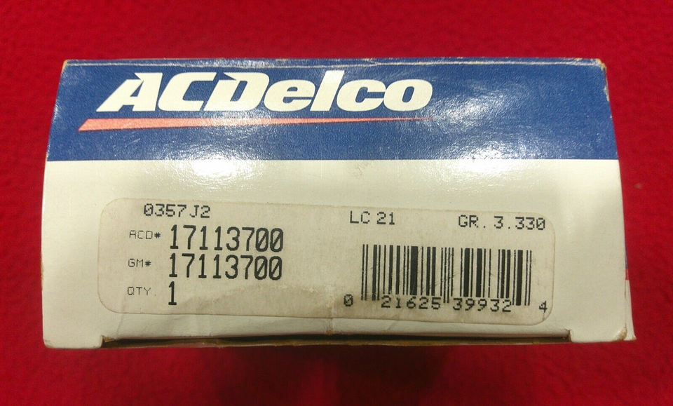 NEW ACDelco GM Fuel Pressure Regulator Kit GM OEM # 17113700 NEW OLD ...