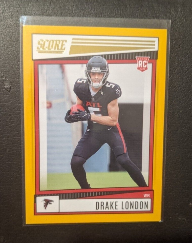 Drake London - Rookie Card Lot (18) Inserts, Parallels, Prizms ...