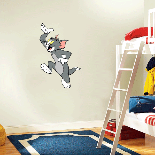 Tom and Jerry Cartoon Vinyl Wall Decor Sticker Decal 16'' X 25'' | eBay