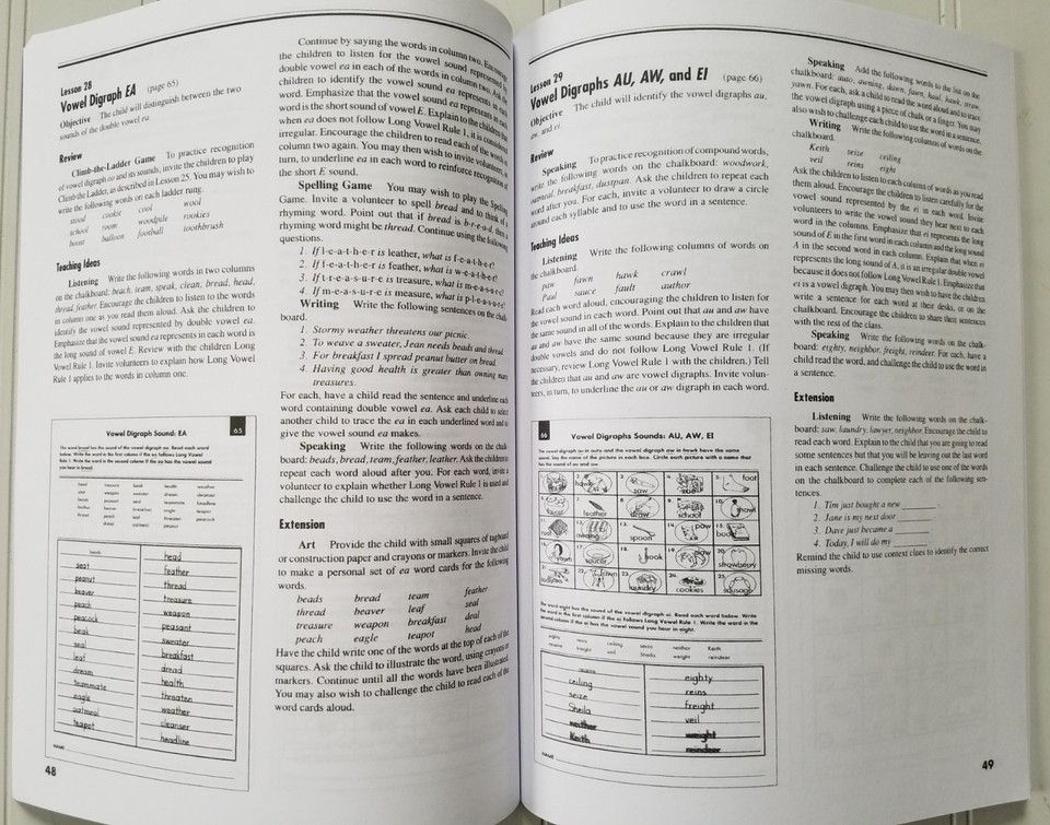 Phonics is Fun 1 2 3 Workbook or Teacher's Manual Louis Krane Reprint ...