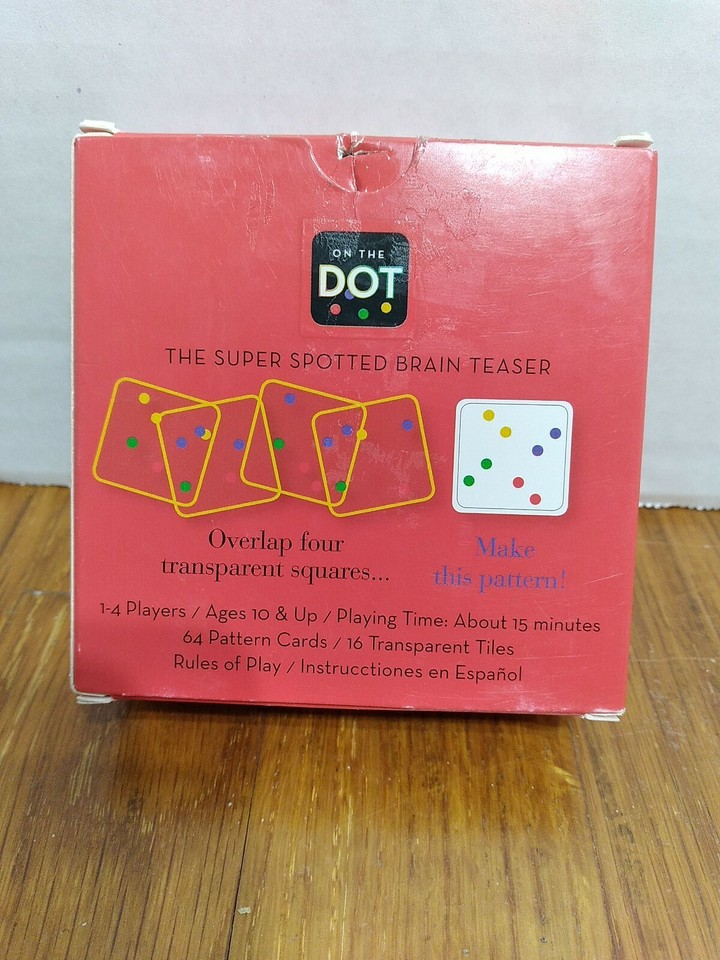 Brainwright On The Dot The Super Spotted Brain Teaser Game. Complete | eBay
