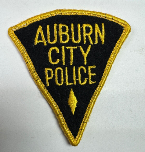 3.5" Auburn City Police New York NY Felt Patch M9 | eBay