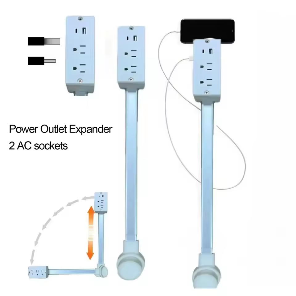 Power Outlet Expander Versatile Power Outlet Extender 180 Degree ...
