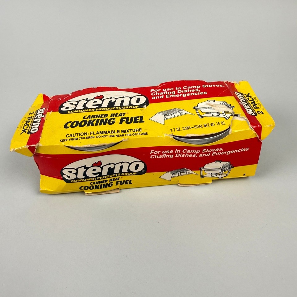 Sterno Folding Stove with Canned Heat Cooking Fuel for Camping ...