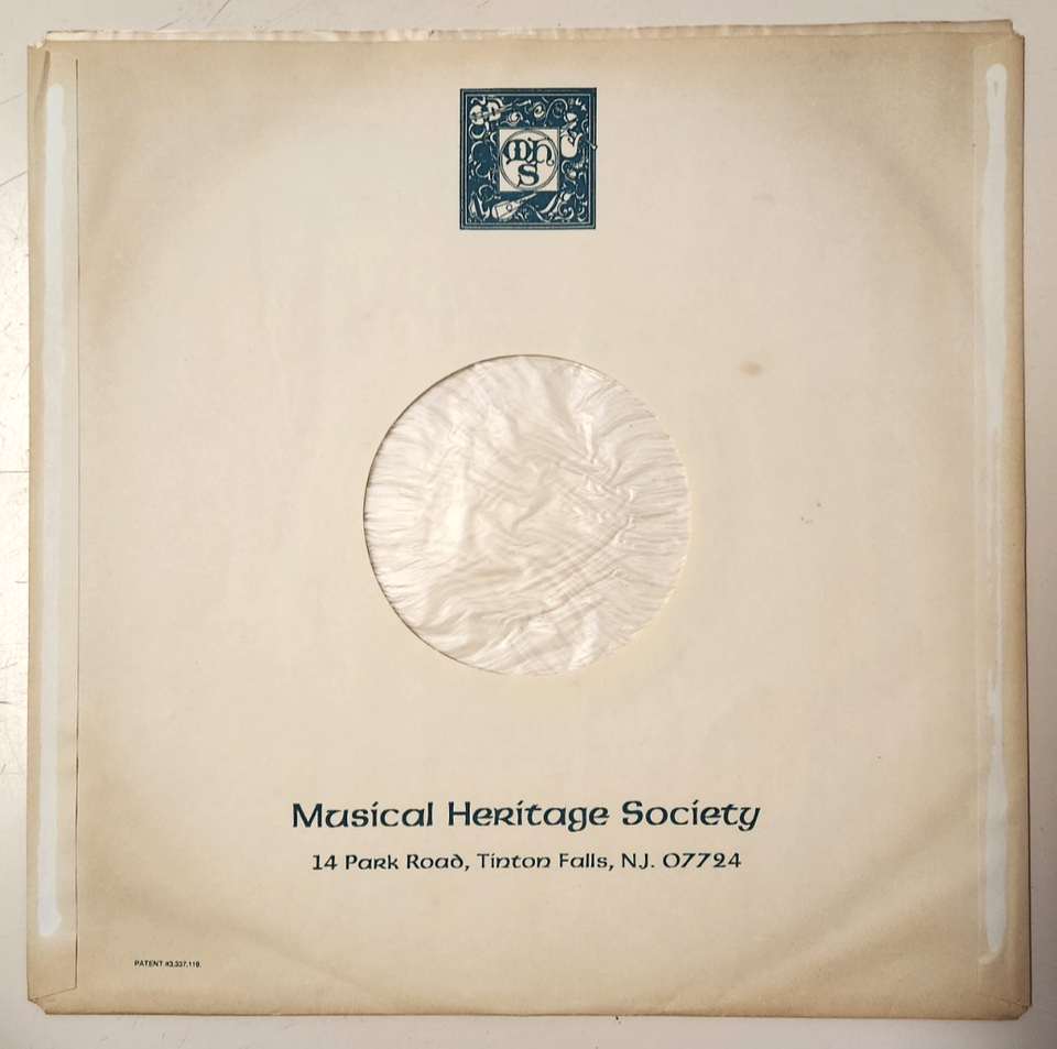 Edward Gold - Gottschalk Piano Music (1982 MHS Vinyl LP Playtested MHS ...