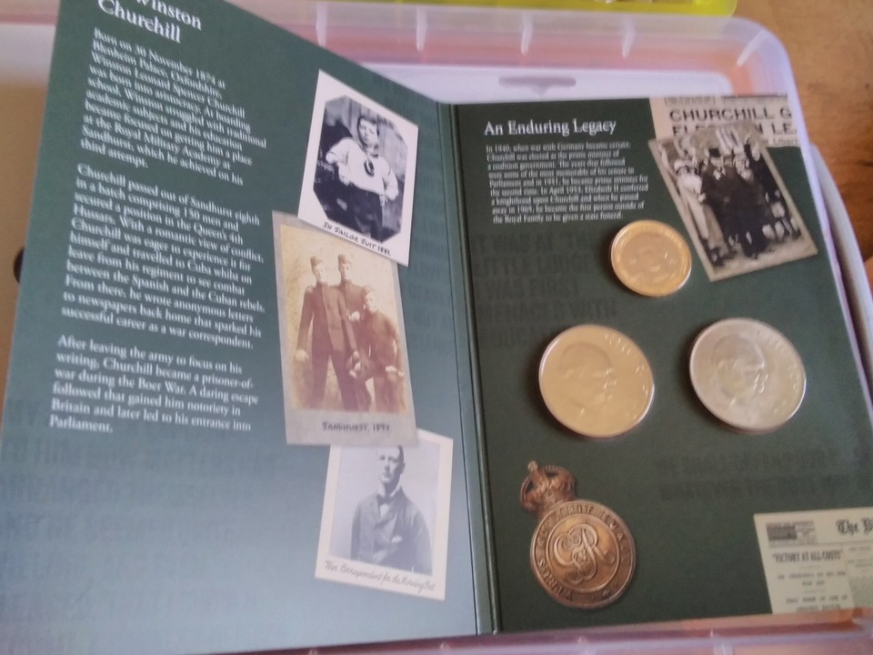 Royal Mint Winston Churchill Limited Edition BUNC pack set £2 coins ...