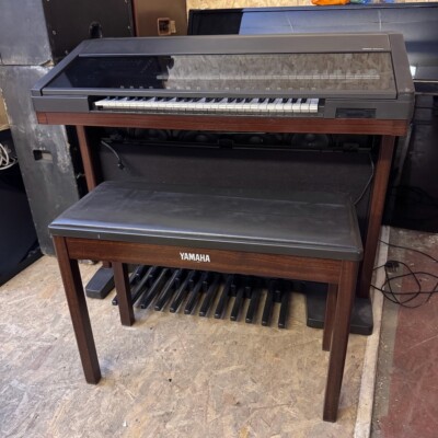Vintage 1991 Yamaha Electone EL90 Organ Japan Keyboard w/ Stool & Cover ...