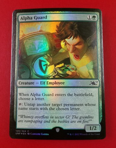 1x Alpha Guard | FOIL | Unfinity | MTG Magic Cards | eBay