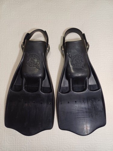 Large Scuba Pro Jet Fin Open Heel Adjustable Strap Black Scuba Diving ...