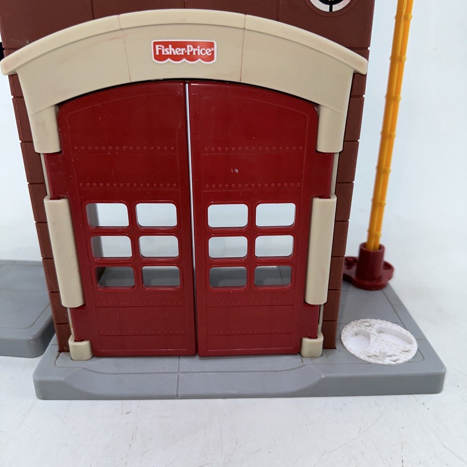 Fisher Price Imaginext Firehouse Fire Station Red Black N0764 Playset ...