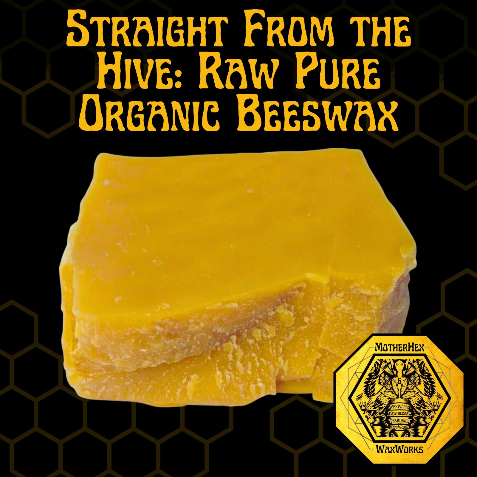 Straight From the Hive 1 Lb RAW Unfiltered Pure Beeswax Natural Yellow ...