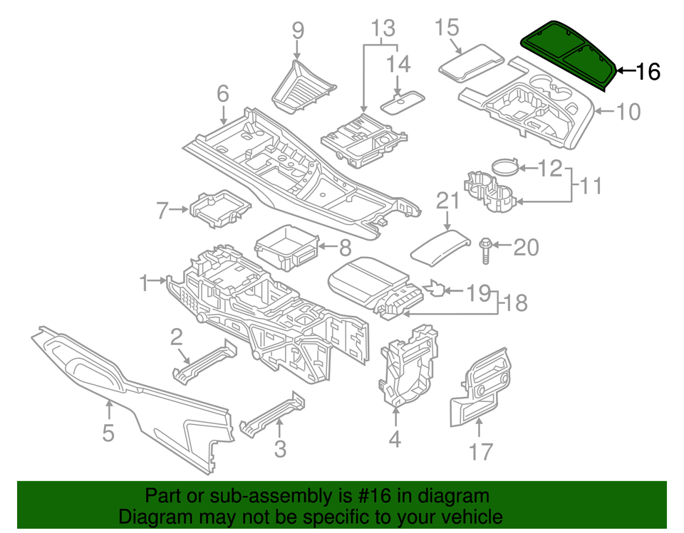 Genuine Audi Trim Bezel 4M1-863-321-N-GM5 | eBay