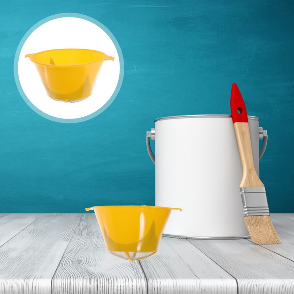 10pcs Paint Strainer Paint Filter Reusable Plastic Paint Strainer Size ...