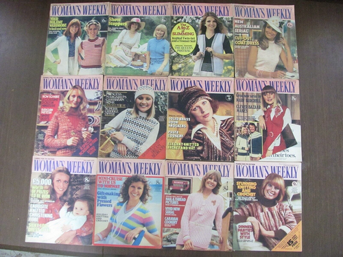Vintage Woman's Weekly Magazines 1974-1975 Various Issues Lot of 12 ...