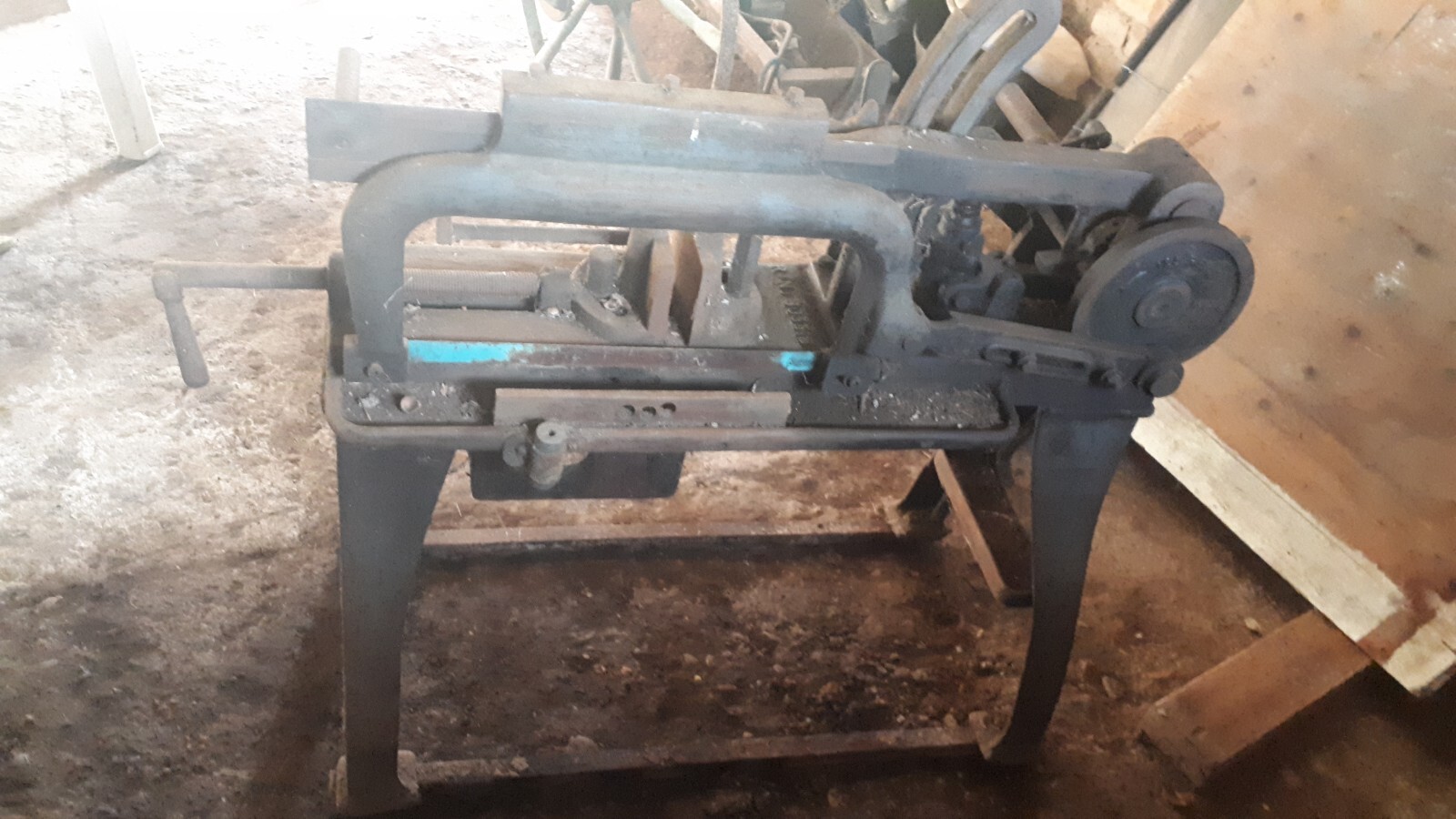 Antique Metal Cutting Saw Bench hacksaw | eBay UK