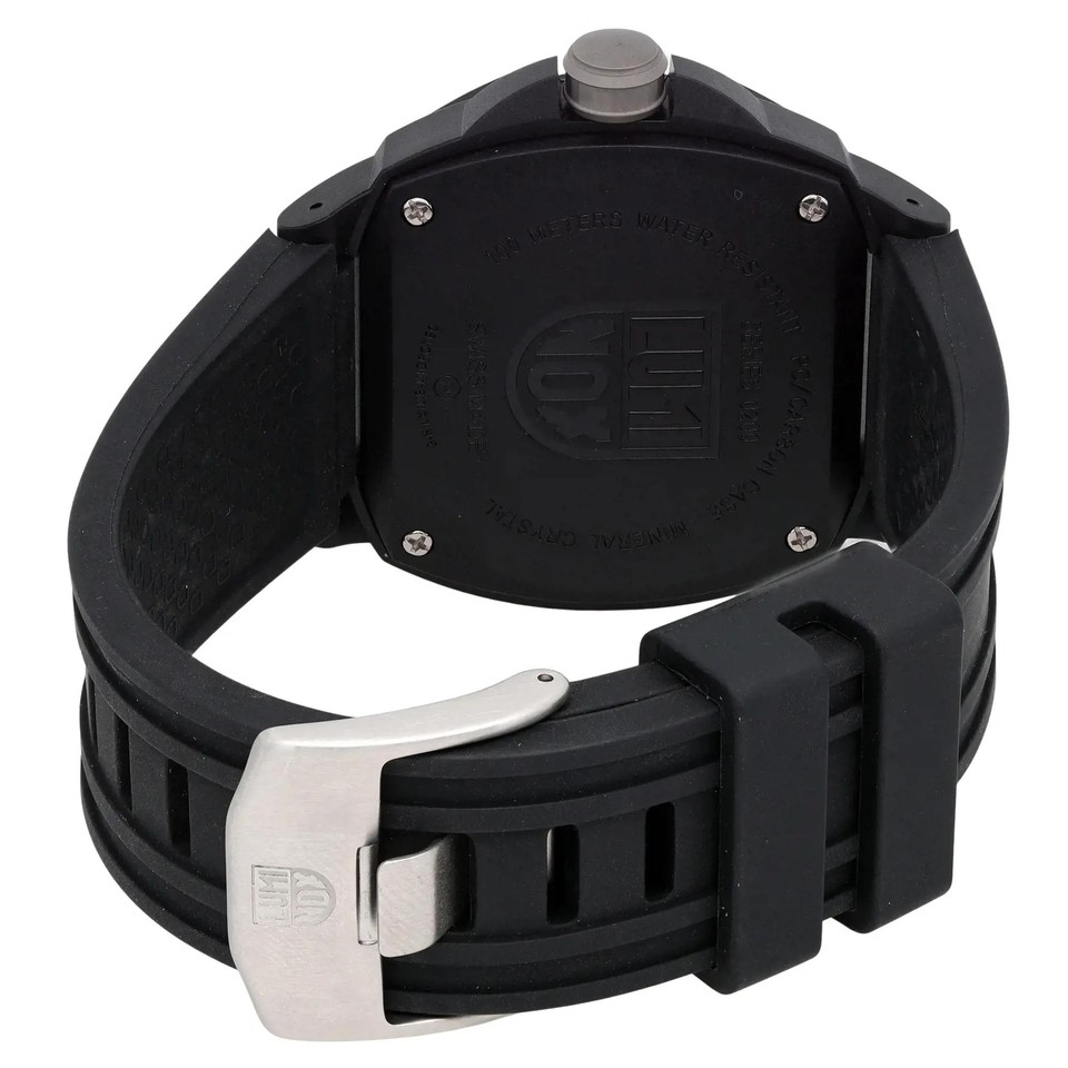 Luminox Sentry 0200 Series 43mm Carbon Black Dial Quartz Mens Watch XL ...