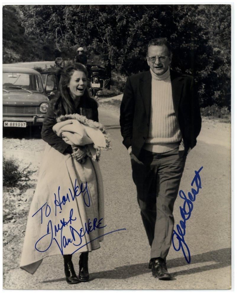 George C. Scott & Trish Van Devere - Multi Signed Autograph Movie Still ...