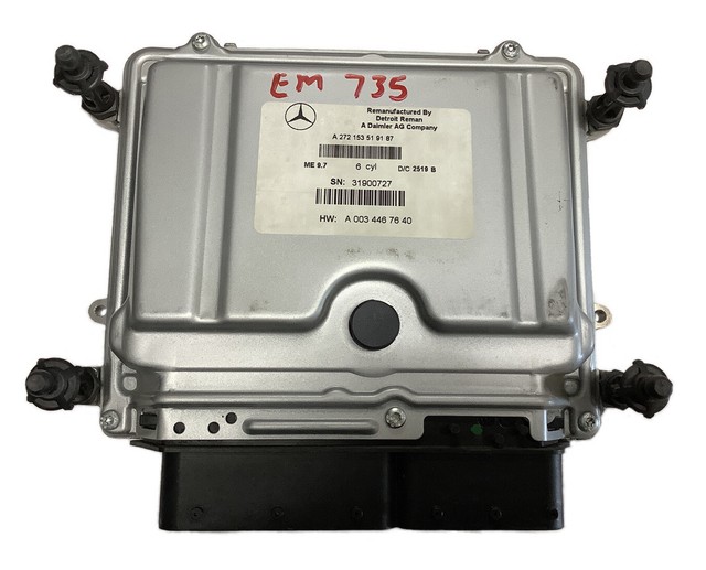 2007 MERCEDES BENZ E350 ECU ECM Engine Control Computer Module ...