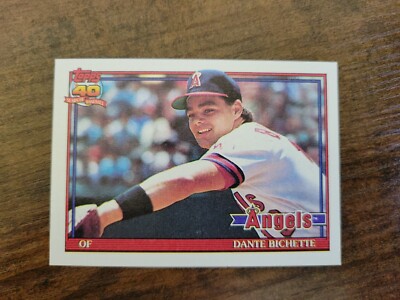 1991 Topps #564 Dante Bichette - California Angels - MLB - Fresh Pull ...