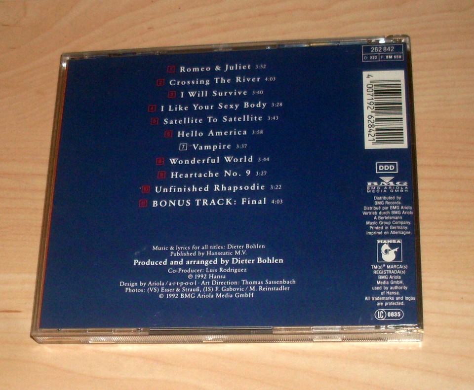 CD Album - Blue System - Hello America : Romeo & Juliet + .. | eBay