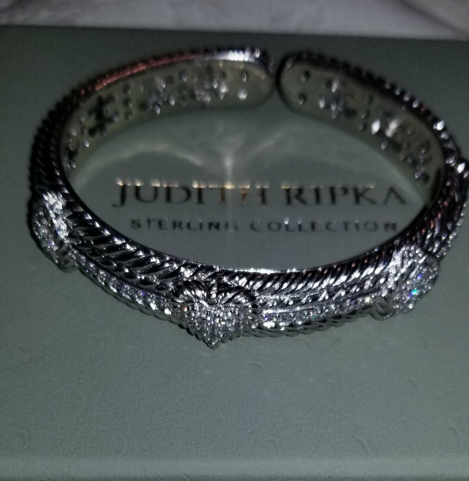 Judith Ripka Heart Bracelet - Gem