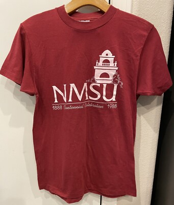 VTG 1988 NMSU Aggies New Mexico State T-shirt Centennial Celebration ...