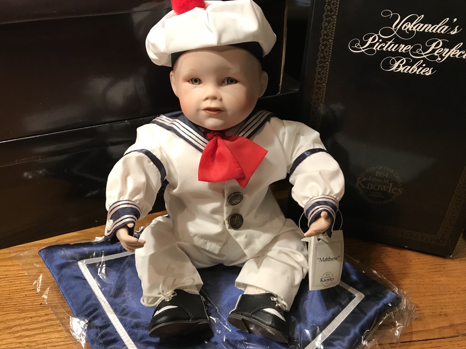 VINTAGE KNOWLES YOLANDA’S PICTURE PERFECT BABIES MATTHEW BABY PORCELAIN ...