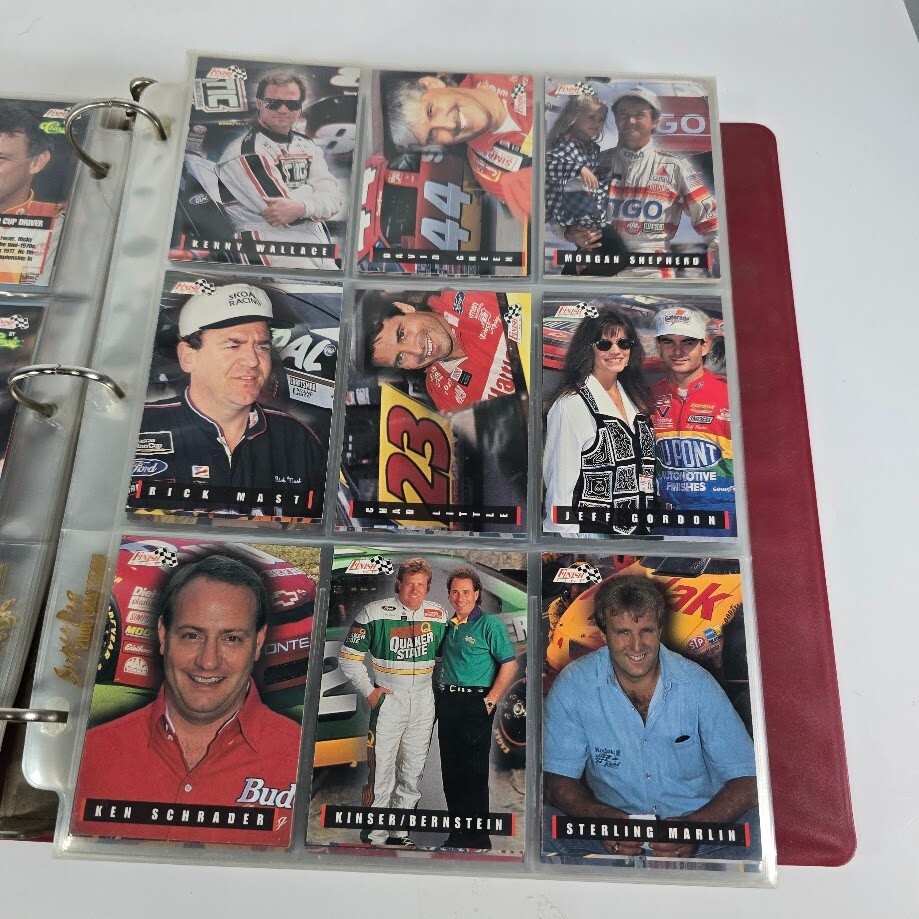 Vintage NASCAR Collectors Card Album FULL approximatley 288 Cards Many ...