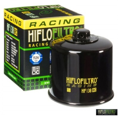 Hiflofiltro® HF138RC - RC Racing Oil Filter for Aprilia/AC/Bim/Cag/Kaw ...
