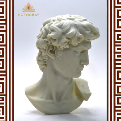 Head of David - Italian Renaissance Sculpture - David by Michelangelo ...