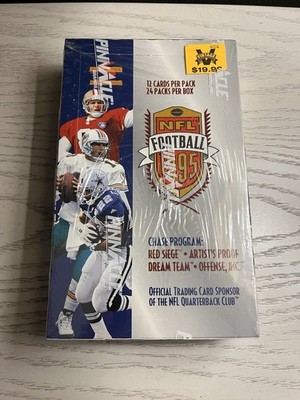 1995 Score Pinnacle Football Cards Box. 36 Packs 12 Cards/pack Factory ...