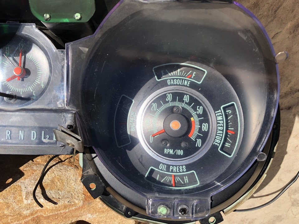 69 CHEVELLE TACHOMETER SPEEDOMETER CLOCK GAUGES CLUSTER SS 396 YENKO ...