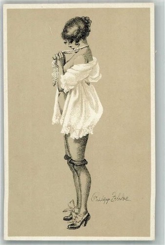 13575931 - sign. Philipp Zehbe Negligee Perlenkette Strumpfband Verlag ...