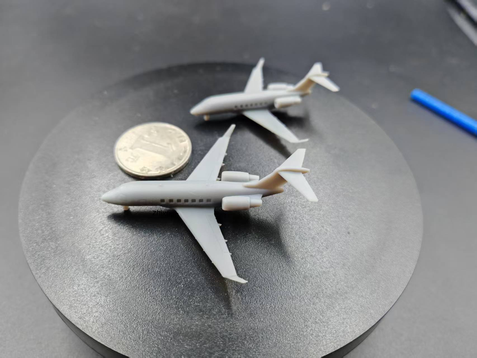 3D Printed 1/350/400/500/700 Bombardier Challenger 605 Aircraft Model ...