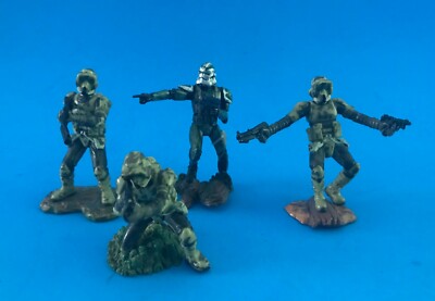 STAR WARS UNLEASHED KASHYYYK CLONE TROOPERS & COMMANDER GREE ORDER 66 ...