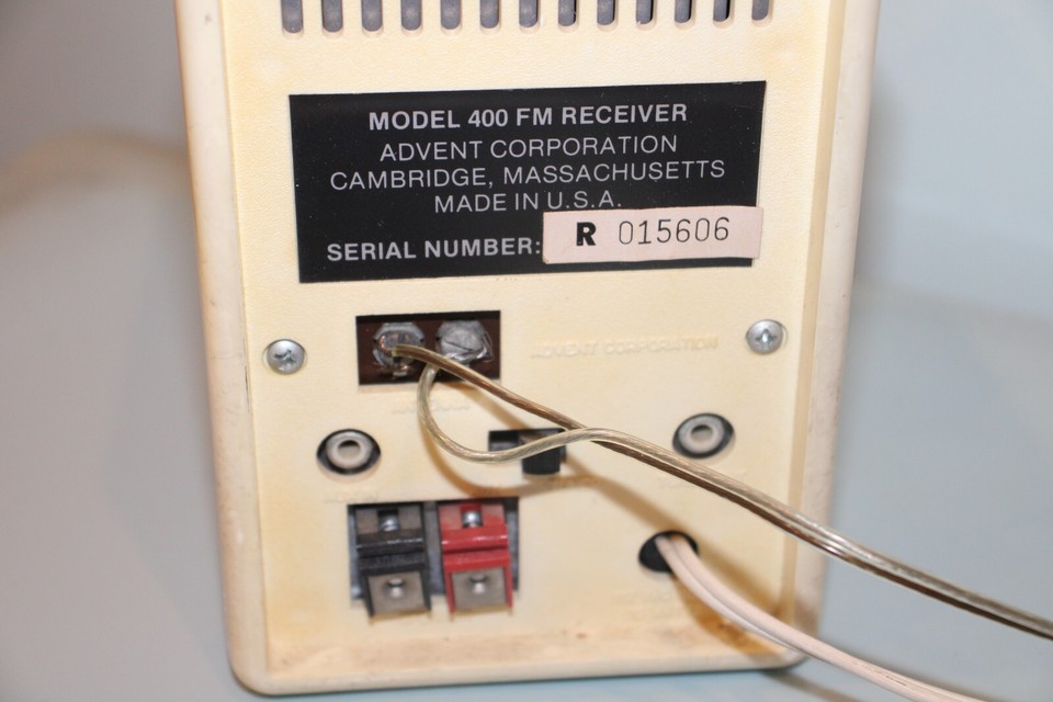 ADVENT Model 400 FM RADIO TUNTER Receiver "TESTED WORKING" | eBay