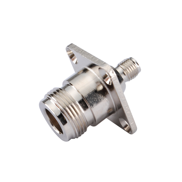 Bingfu SMA female to N female Panel Flange Mount 4 Hole Connector RF ...