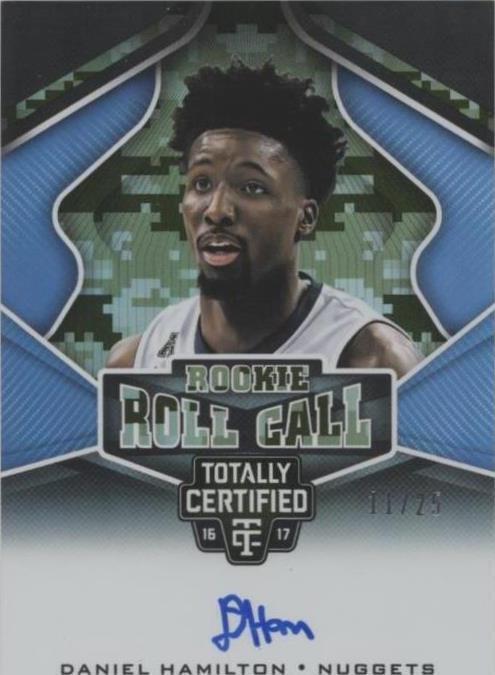 2016-17 Panini Totally Certified - Rookie Roll Call Autographs Daniel ...