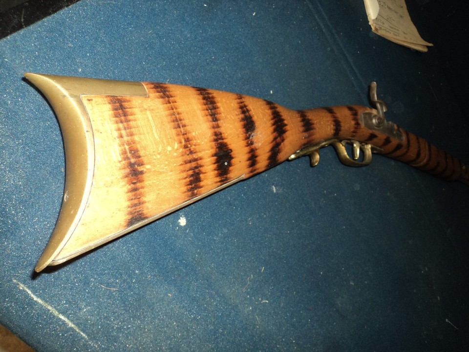 CVA JUKAR KENTUCKY RIFLE MUZZLELOADER STOCK LOCK Trigger Buttplate | eBay